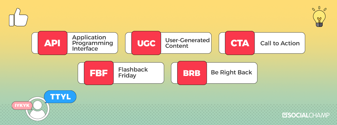 A Full-Fledged Guide To Social Media Acronyms In 2026